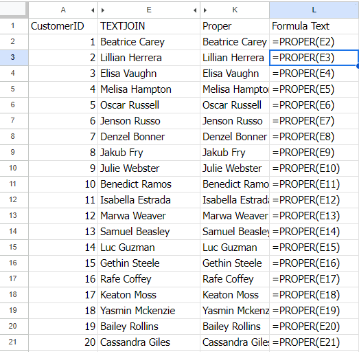 มารู้จักการใช้งาน Google Sheets เบื้องต้นกับ Text Function – DataEnergize